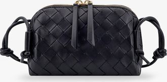Bottega Veneta Concert Pouch leather crossbody bag with Intrecciato motif - BOTTEGA VENETA - gender_Woman