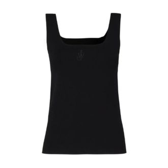 J.W.Anderson Damen, Oberteile, Schwarzk, SGröße