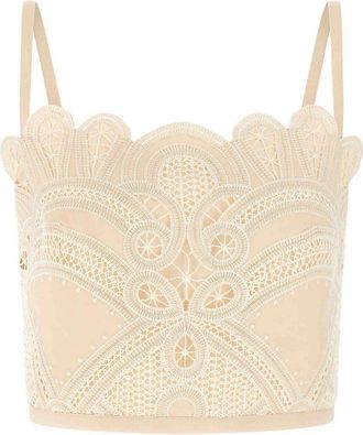 Elie Saab Top - Blanc