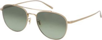 Oliver Peoples unisex, Accessoires, Jaune, Taille: 55 MM Lunettes de soleil Rivetti dorées
