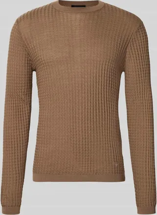 Emporio Armani Strickpullover mit Struktur-Muster