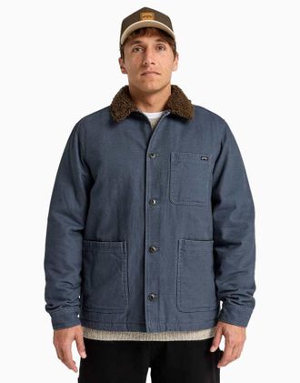 Billabong Chore - Veste workwear à doublure en sherpa - Noir