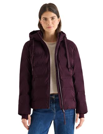 Cecil Damen 2005415 Jacke Mit Verklebten N&auml;hten, Dark Plum, S EU