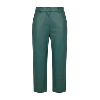 Frankie Shop Femme, Pantalons, Vert, Taille: 38 FR Lior Pantalon Capri en Cuir