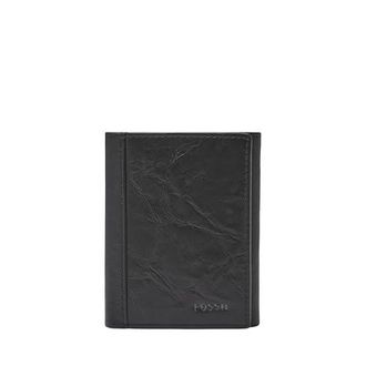 Fossil Trifold Wallet Portefeuille, Neel Noir, Taille Unique Homme
