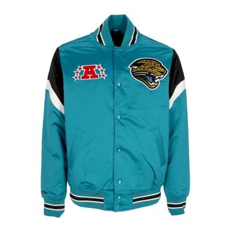 Mitchell & Ness Bomber Jacket Heavyweight Satin Jacjag - Homme - Sport - Multicolore - Taille: XL