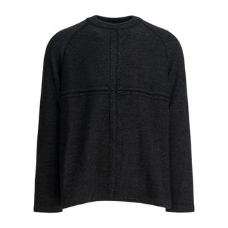 Comme Des Gar&ccedil;ons Pull col rond &agrave; coutures d&eacute;structur&eacute;es - Homme - Pulls - Gris - Taille: M