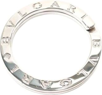 Bulgari unisex, Pre-owned, Gris, Taille: ONE Size Porte-cl&eacute;s Vintage Pre-owned
