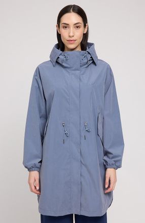 Mazine Damen vegan Parka Hell Schiefer Blau