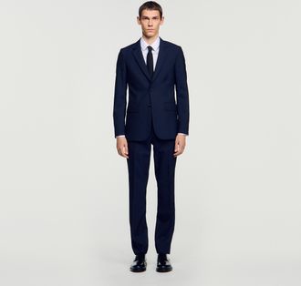 Sandro Veste de costume en laine