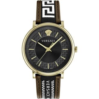 Versace V-Circle Greca Edition - - Accessories - Herren - Braun - ONE SIZE