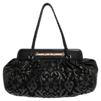 Valentino Pre-owned Leder Handtaschen - - Pre-owned - Damen - Schwarzk - ONE SIZE