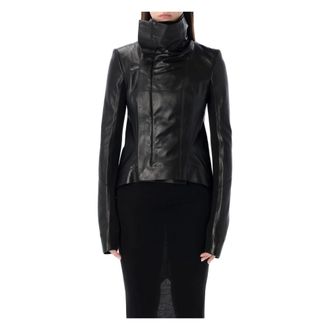 Rick Owens Femme, Vestes, Noir, Taille: 38 FR Naska Biker Jacket