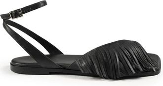 Vic Mati&eacute; Femme, Chaussures, Noir, Taille: 40 EU Sandales Plates &agrave; Franges