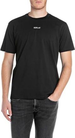 Replay M3098 T-Shirt, Noir 098, L Hommes