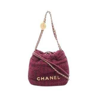 Chanel Sac seau vintage doccasion - Femme - Pre-owned - Rouge - Taille: ONE Size