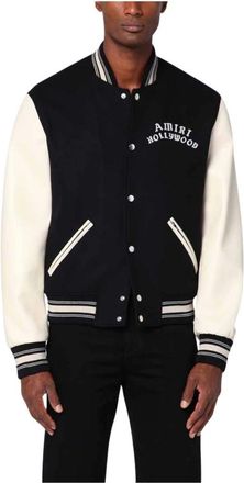Amiri Homme, Vestes, Noir, Taille: L Hollywood Music Club Bomber