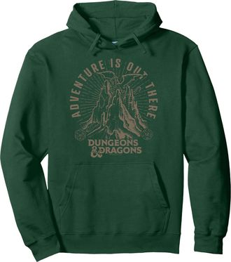 Dungeons & Dragons Adventure Is Out There Dragon Vintage Pullover Hoodie