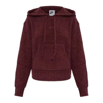 Nike Femme, Sweatshirts et sweats &agrave; capuche, Rouge, Taille: 40 FR SweaT-shirts &agrave; capuche