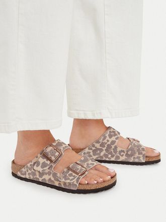 Birkenstock Pantoletten Birkenstock Arizona Print 1033330 Hellbraun