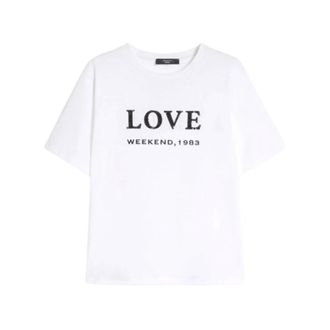 Max Mara Femme, Tops, Blanc, Taille: 38 FR Agile T-shirt