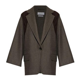 Max Mara Fenice Wollmantel - - Jackets - Damen - Grau - S
