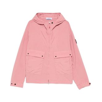 Stone Island Homme, Sport, Rose, Taille: L Veste L&eacute;g&egrave;re Compacte Touch Poly-TC