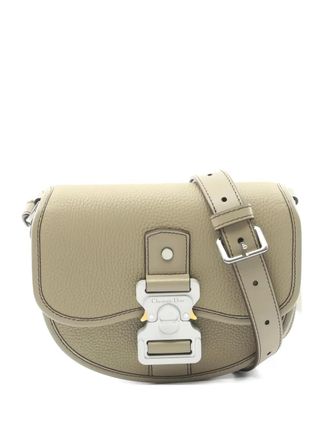 Dior mini sac port&eacute; &eacute;paule Gallop (ann&eacute;es 2010) - Tons neutres