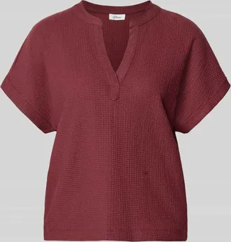 s.Oliver Red Label Regular Fit T-Shirt in Crinkle-Optik