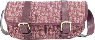 Dior Pre-owned Sac bandouli&egrave;re en toile - Femme - Pre-owned - Rouge - Taille: ONE Size