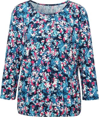 Rabe T-Shirt Gemustert in Dunkelblau für Damen