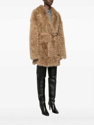 Numerootto Shearling Jacket - Brown