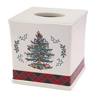 Spode Avanti Linens Tartan Spode Weihnachtsbaum-Kollektion mit Tartanmuster, Mehrfarbig, Tissue Cover
