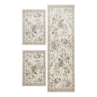 Theko Die Markenteppiche home24 Bettumrandung Flomi Sagrini 3-teilig 0cm Beige/Creme