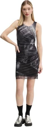 Desigual Femme, Robes, Gris, Taille: 36 FR Robe Bratislava