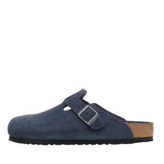 Birkenstock Homme, Chaussures, Bleu, Taille: 43 EU Boston Soft Footbed Regular Fit