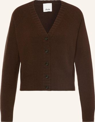 Allude Allude Strickjacke Aus Cashmere braun