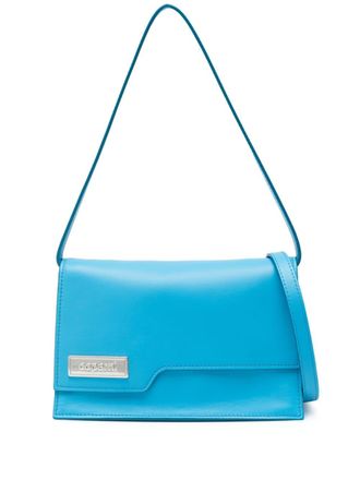 Coperni petit sac porté épaule en cuir - Bleu