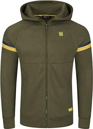Riverso Veste à capuche RIVDanilo - En coton - Pour homme - Noir - Gris - Bleu - Rouge - Vert - S M L XL XXL 3XL 4XL 5XL, Vert Ivy, XXXXL