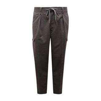 Paolo Pecora Cargohose mit Kordelzug - - Trousers - Herren - Grau - XL