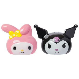 Silver Buffalo Sanrio Salz- und Pfefferstreuer-Set Hello Kitty und Freunde, My Melody und Kuromi, 3D-Keramik