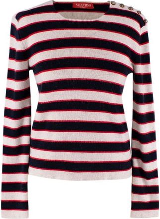 Valentino Garavani Valentino ricolour striped cashmere sweater Size XS