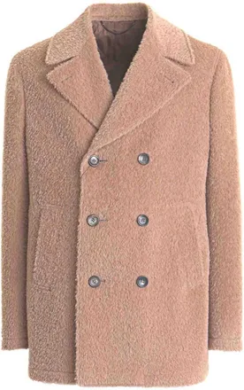 Canali Manteau Au Genou - Beige
