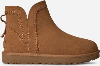 UGG Classic Mini Elaria Boot f&uuml;r Damen in Brown, Gr&ouml;&szlig;e Wildleder