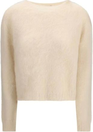 Max Mara Femme, Pulls, Beige, Taille: 40 FR Pull Aceto