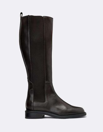 AllSaints Bales boots marron fonc&eacute;