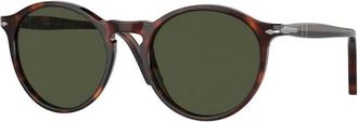 Persol unisex, Accessoires, Brun, Taille: 52 MM Lunettes de soleil rondes