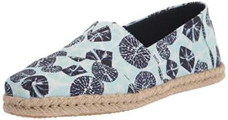 Toms Femme Alpargata Rope Mocassin Plat, Batik Bleu Clair, 35.5 EU