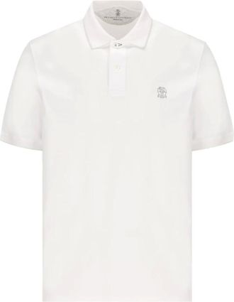 Brunello Cucinelli Homme, Tops, Blanc, Taille: S Brunello Cucinelli T-shirts et polos Blanc
