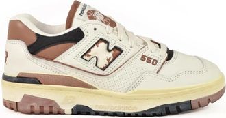 New Balance Femme, Chaussures, Multicolore, Taille: 38 1/2 EU Baskets en Cuir - Semelle en Caoutchouc